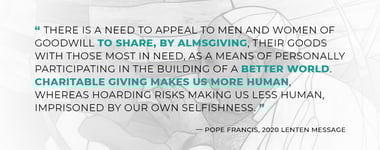 What Is Almsgiving? | Mission Impact